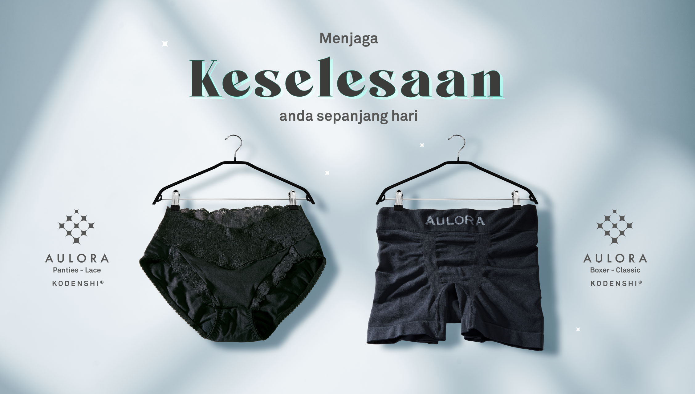 AULORA PANTIES and AULORA BOXER with Kodenshi® - BE International Sdn Bhd
